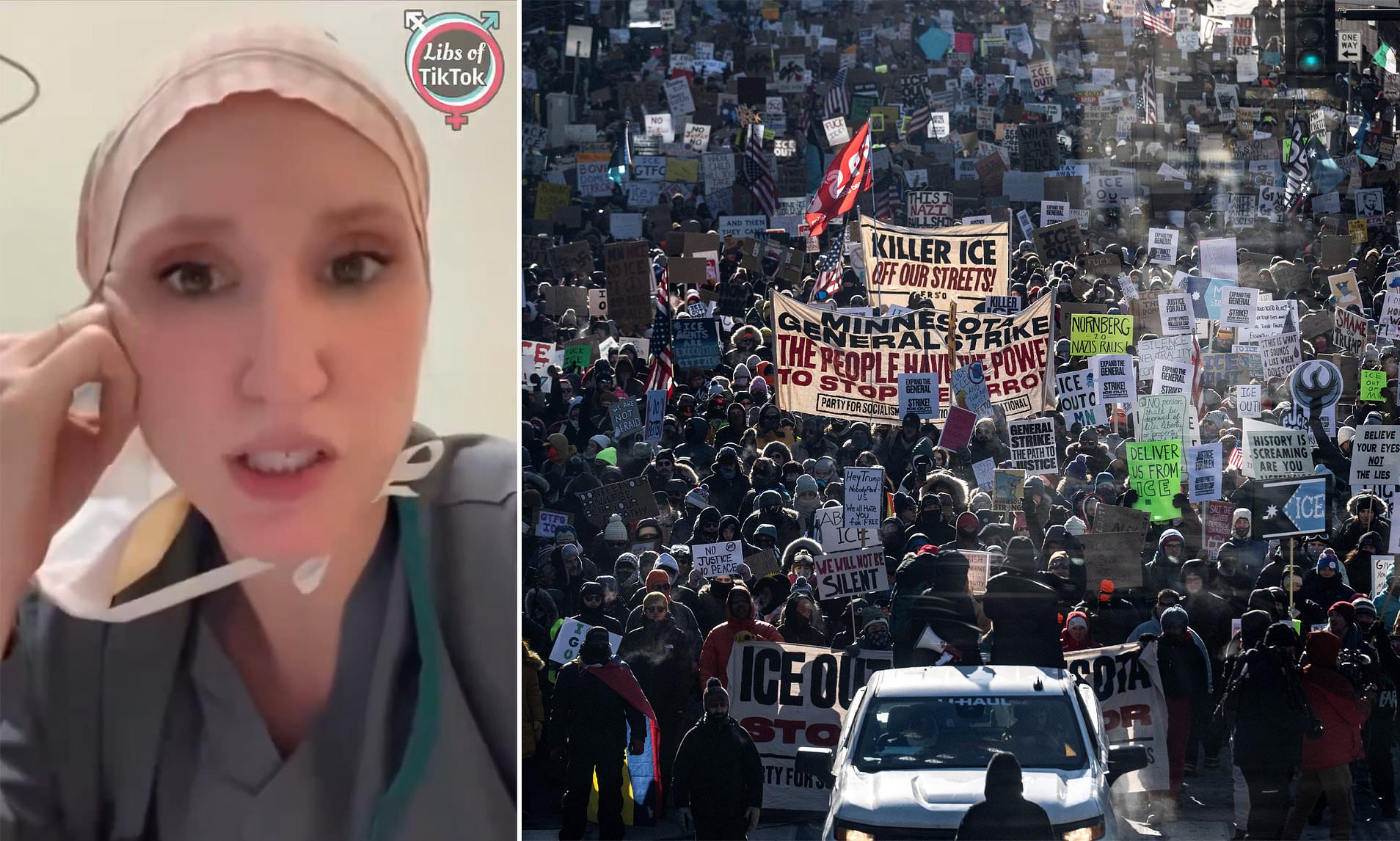 Nurse calls for protesters to stab ICE agents with paralyzing drugs and ...