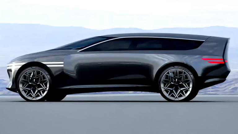 Genesis has some crazy ideas, starting with this space-age minivan