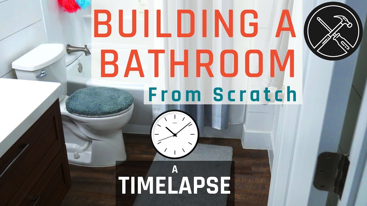 I built a bathroom from scratch: watch it happen! 🛁