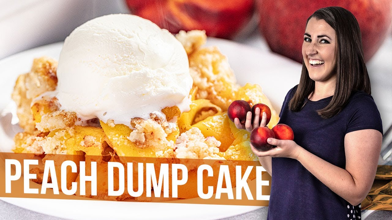 Peach dump cake from scratch