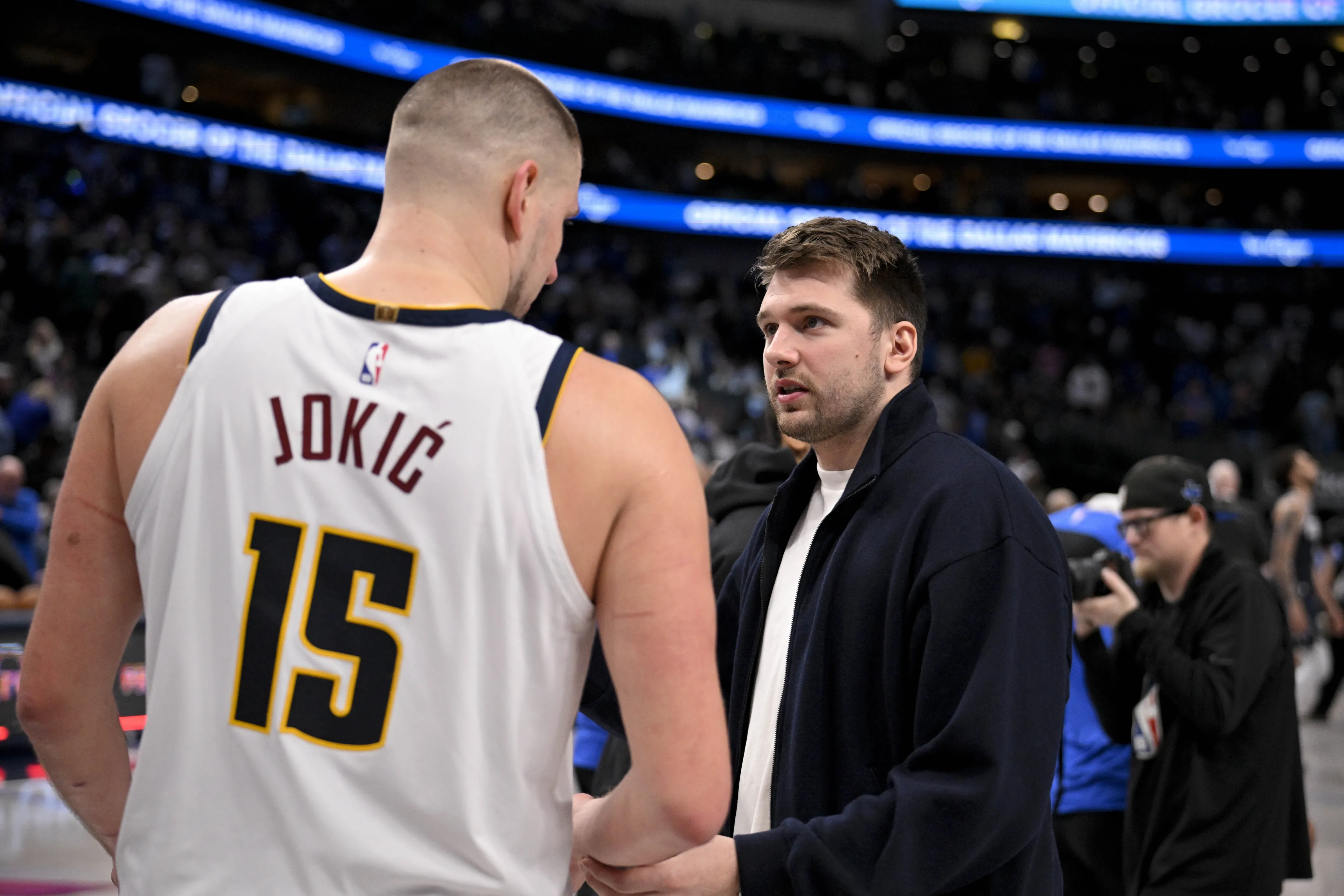 Doncic embraces Team World reunion with Jokic ahead of new-format All ...