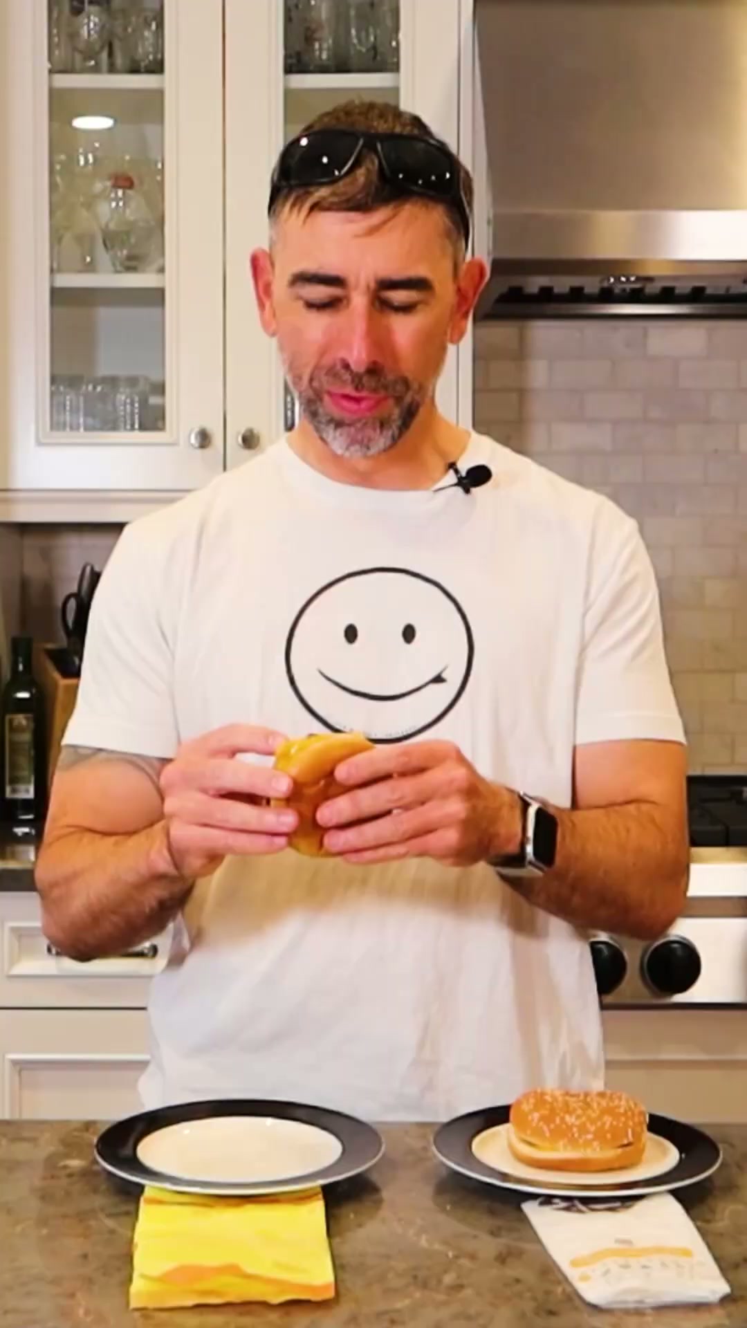 Burger King vs McDonald's - Blind guy burger taste test #shorts