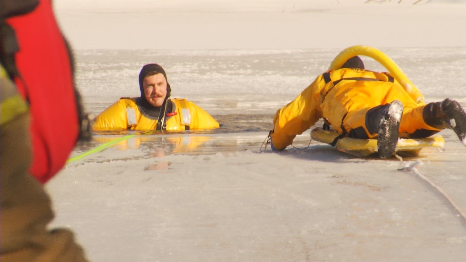 Springfield fire crews train for ice rescues amid rare winter conditions