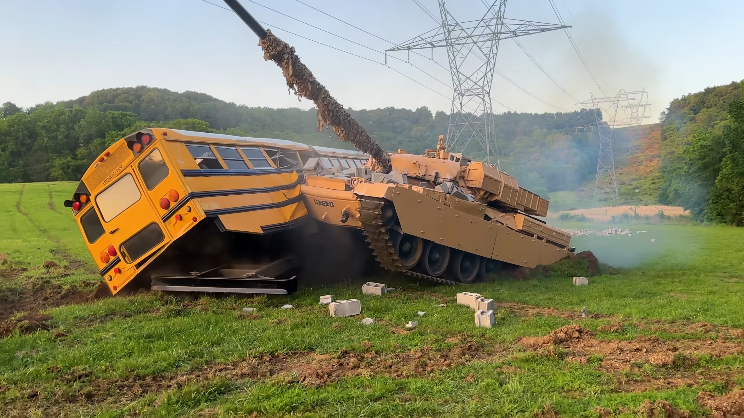 This is definitely illegal - the moment our tank experiment escalated