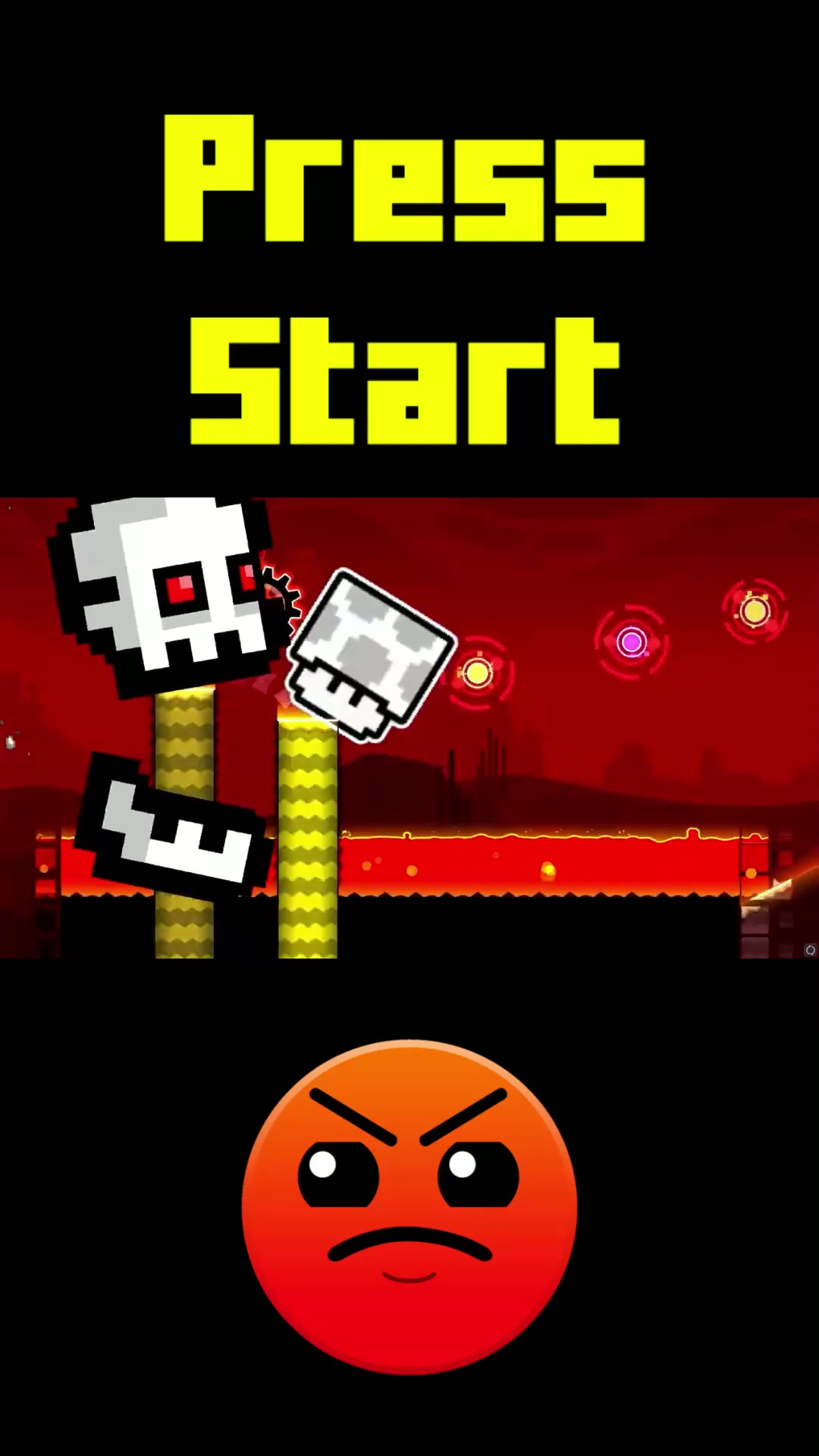 Press start hitbox limit? Geometry Dash 2.2 #shorts #deluxe12