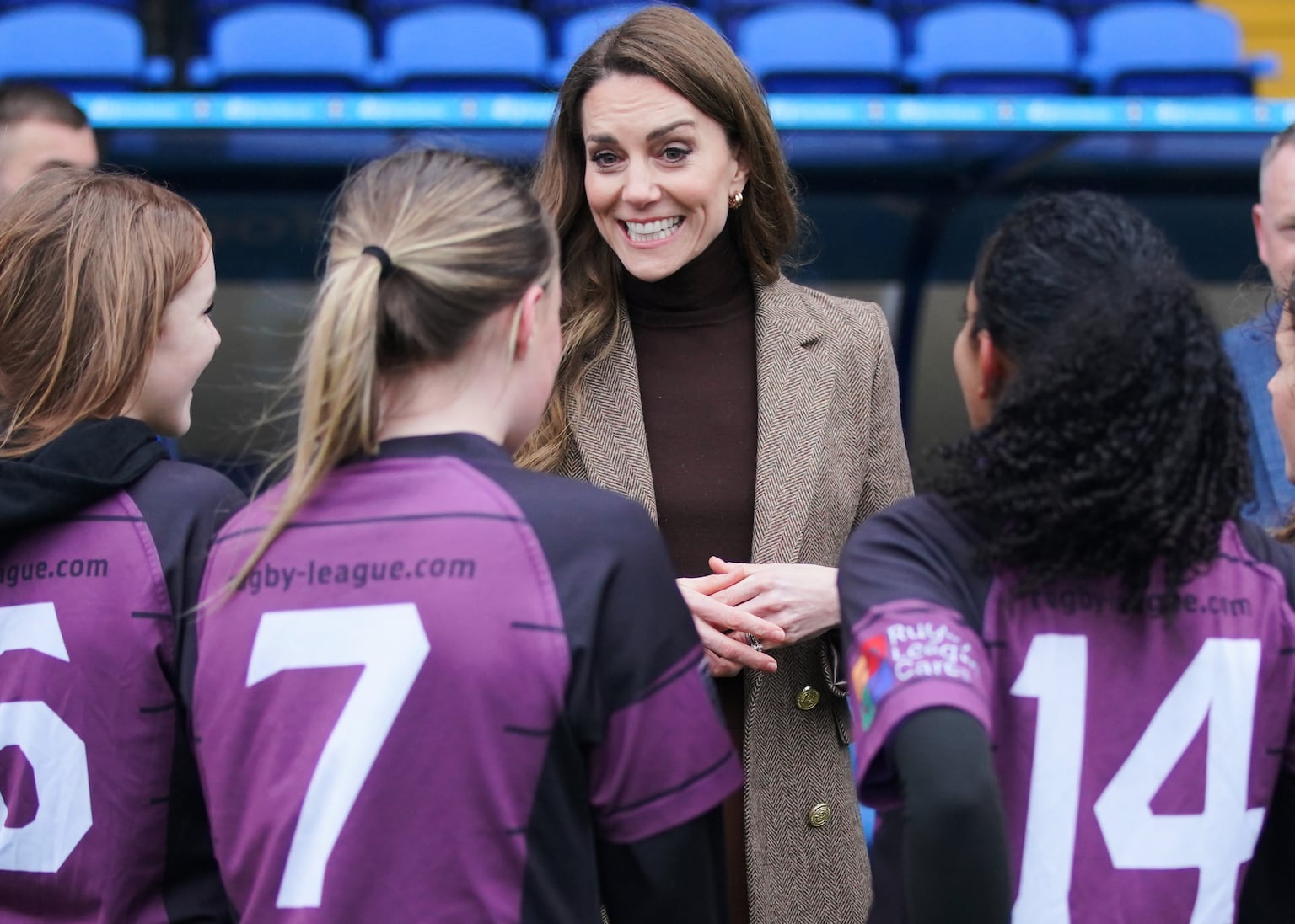 Kate praises grassroots rugby league and community spirit during club visit