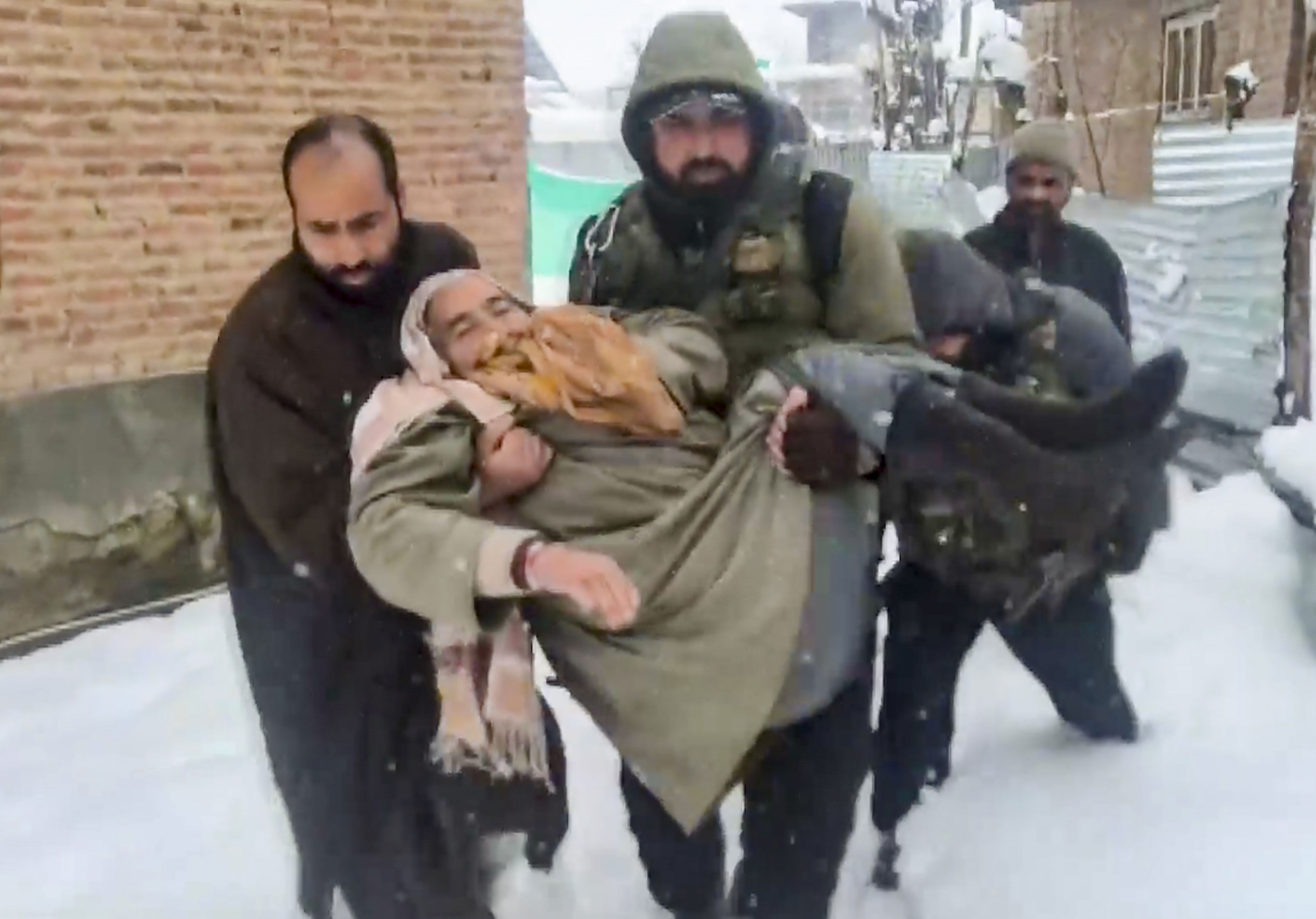 J-K: Road closure, flight disruption blot snowbound valley landscape ...