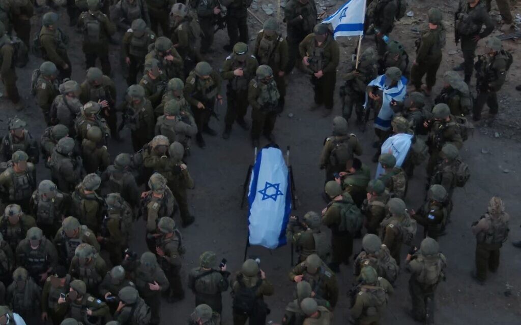 IDF publishes new footage from Gaza cemetery operation to retrieve Ran ...