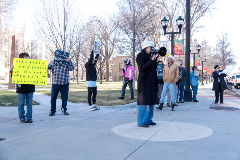 Amarillo residents join nationwide 'Walkout America' protest