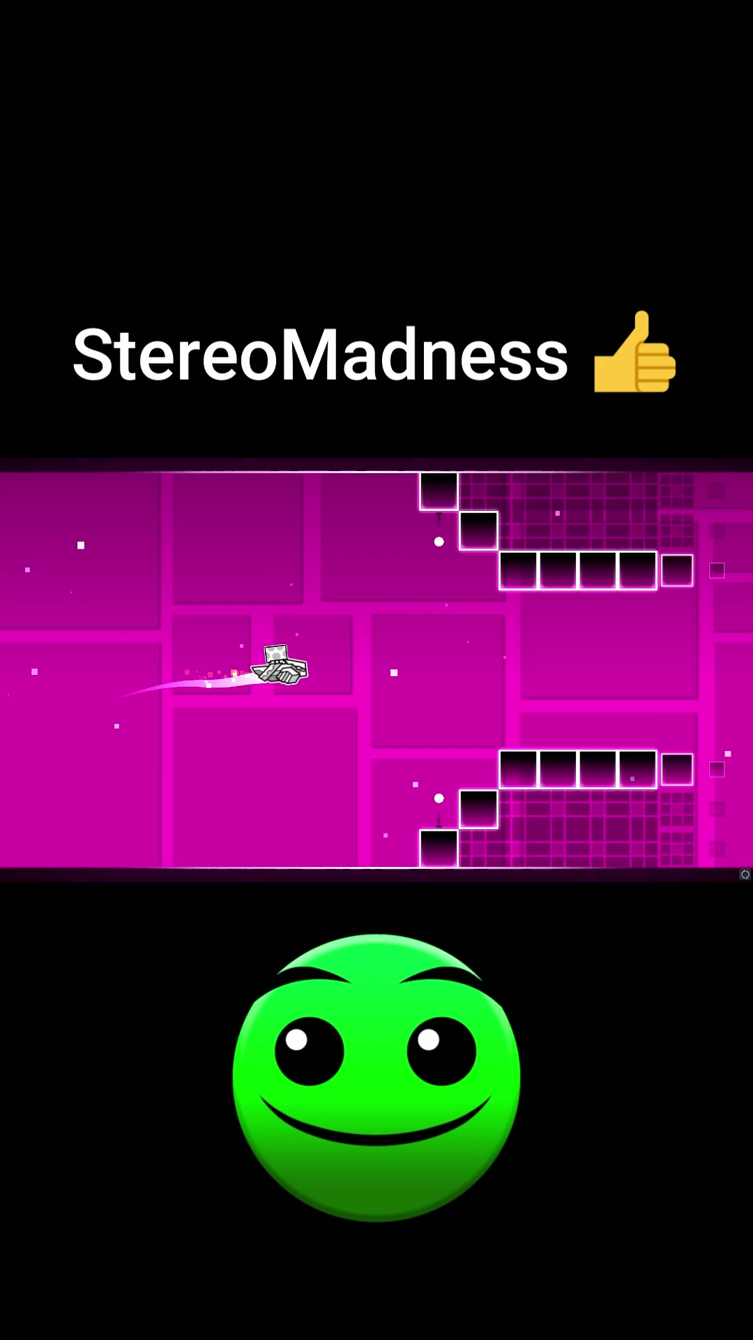 Geometry Lite - First level, Stereo Dash, 100% complete #shorts #deluxe12