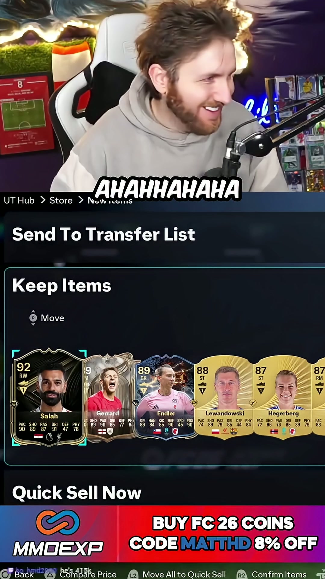 Champion icon! Insane walk out the room pack! #fc26 #shorts