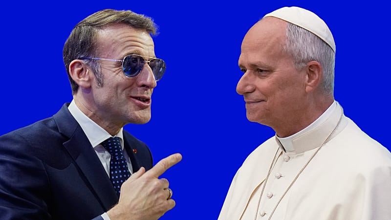Le pape a-t-il vraiment snobé Emmanuel Macron à propos des vitraux de ...