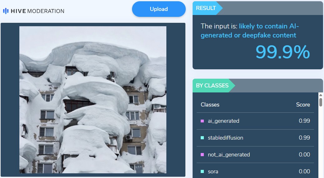 Las imágenes que suponen mostrar la fuerte nevada en la región rusa de ...