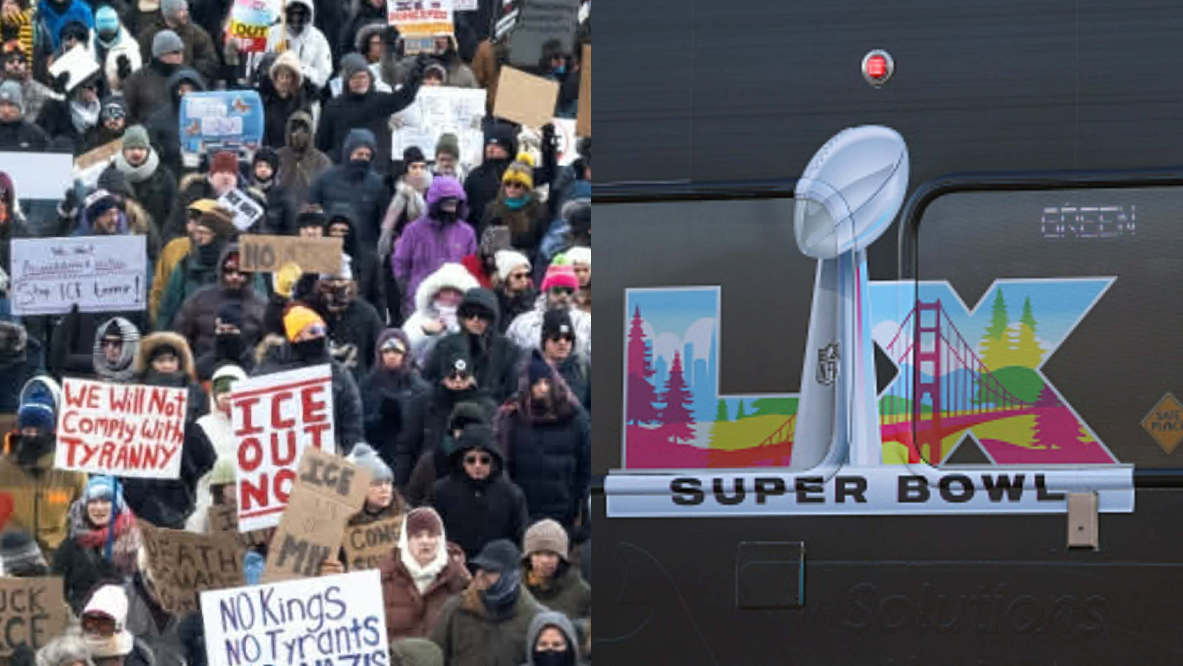 ICE sends message to Super Bowl fans amid fears after Minneapolis ...