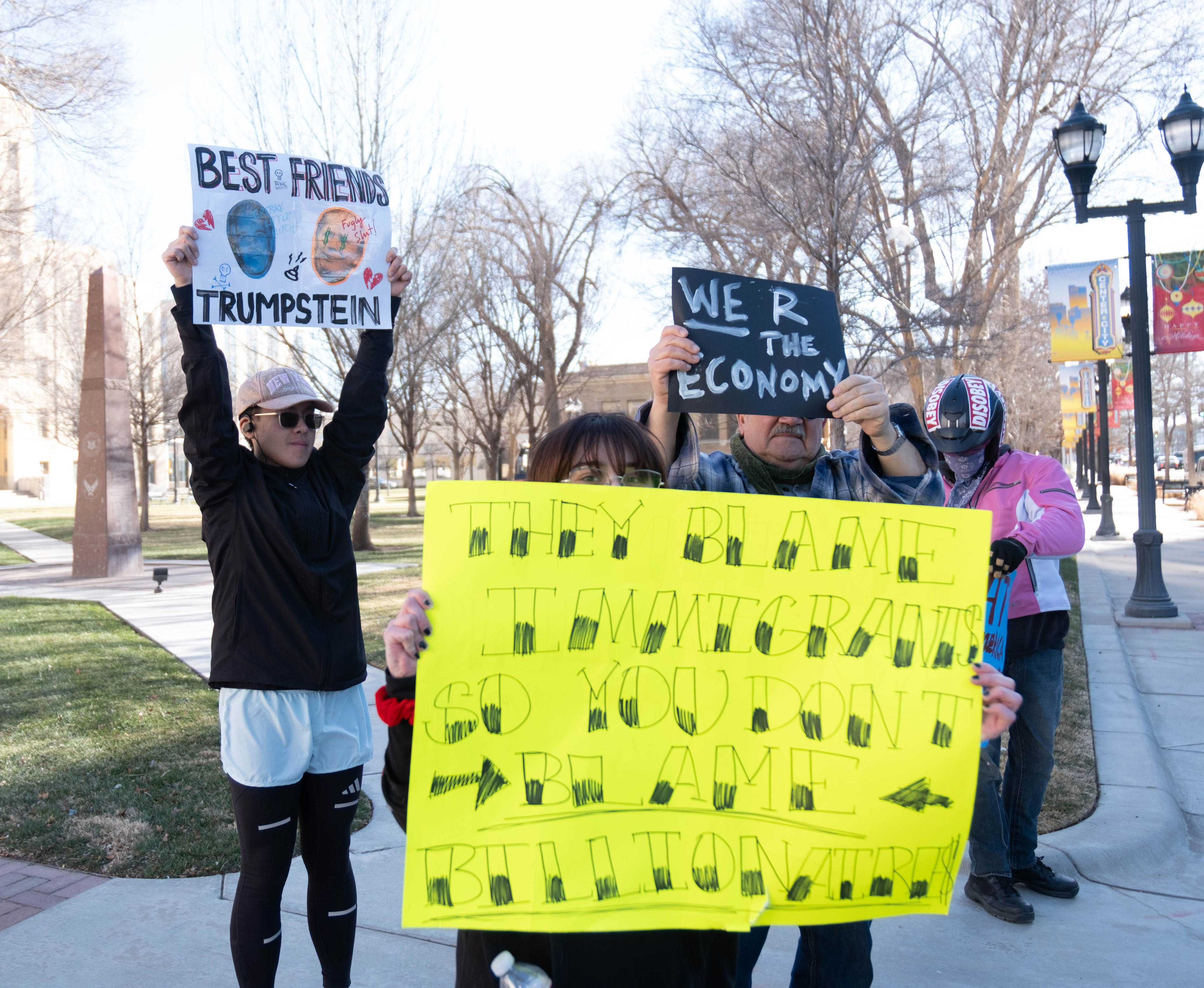 Amarillo residents join nationwide 'Walkout America' protest