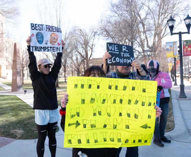 Amarillo residents join nationwide 'Walkout America' protest