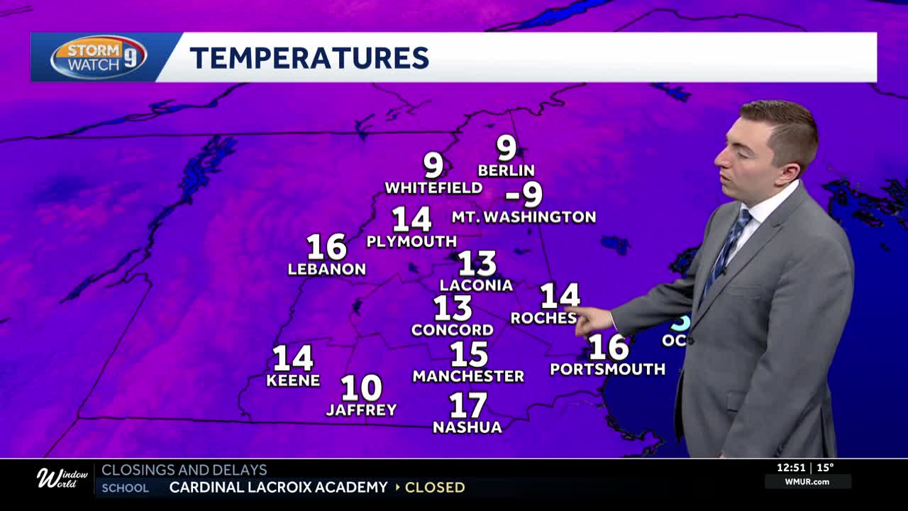 Video: Cold air settles in