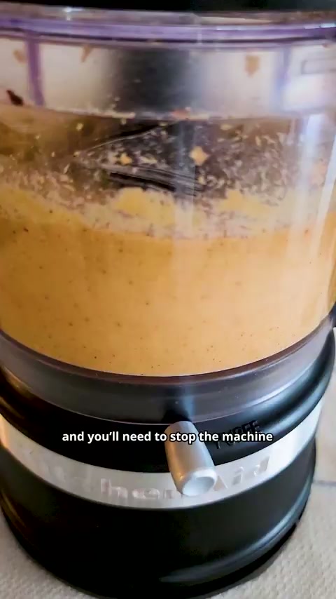 Creamiest peanut butter in just a mini food processor