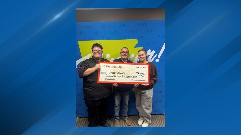 Three Arkansas residents claim lottery prizes totaling more than $1 million