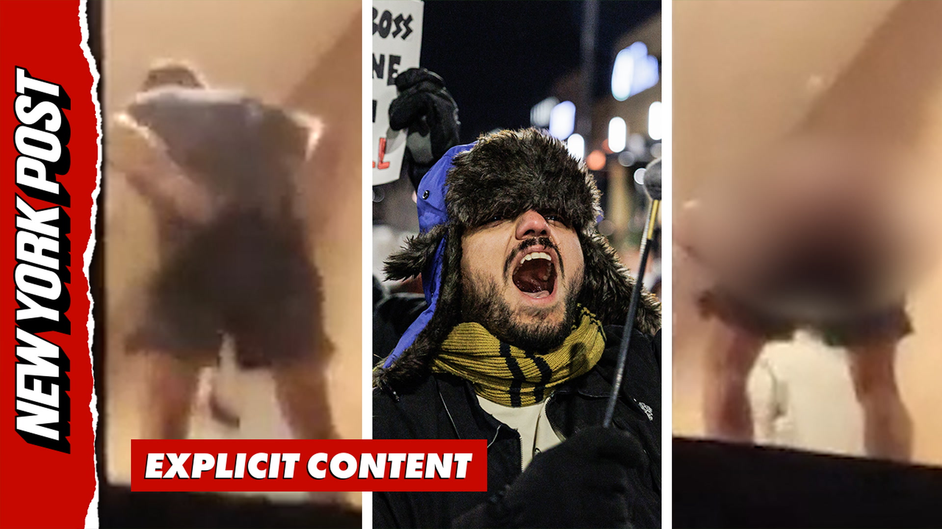 Man moons anti-ICE protesters at Minneapolis hotel allegedly housing ...