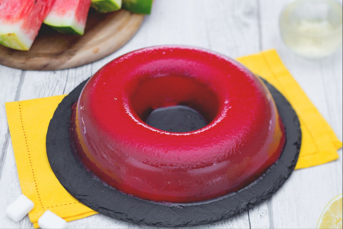 Watermelon ring with Moscato