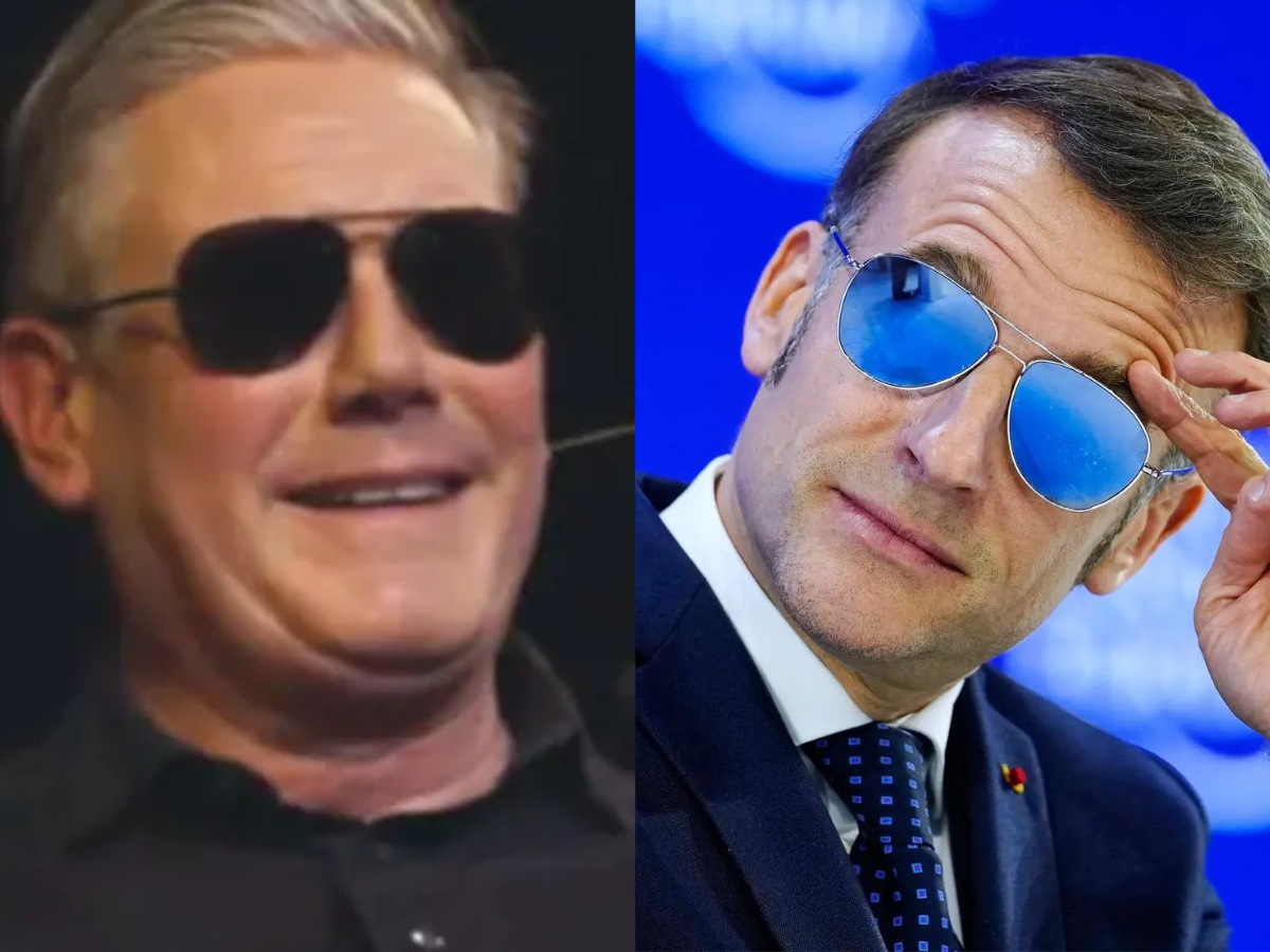 Watch Starmer’s bonjour video: British PM teases Macron with sunglasses ...