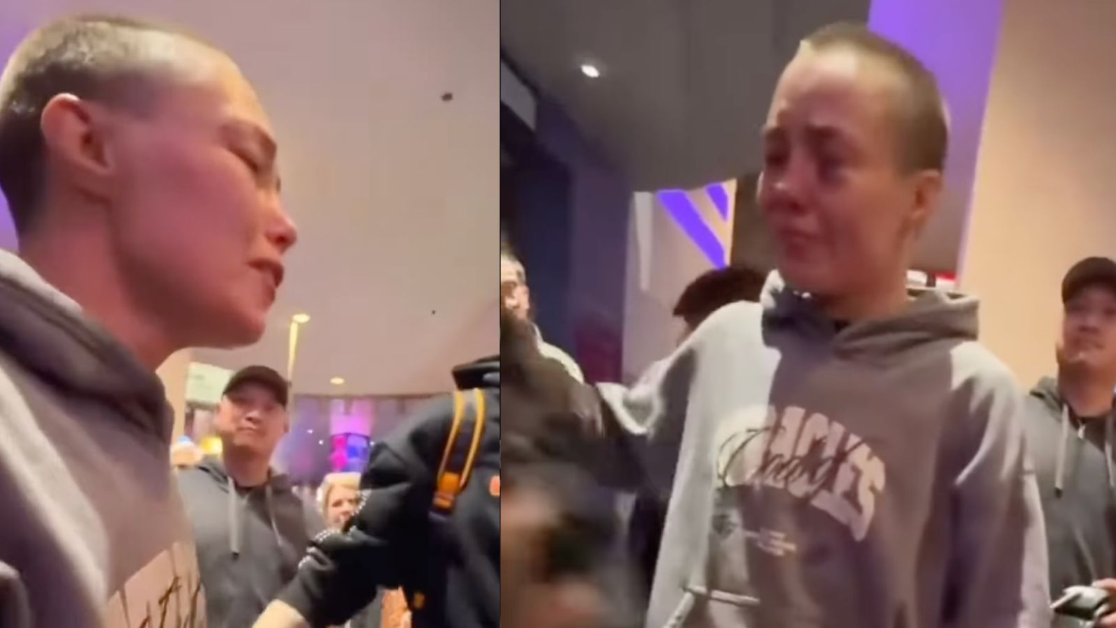 Rose Namajunas breaks down after unanimous decision loss to Natalia ...