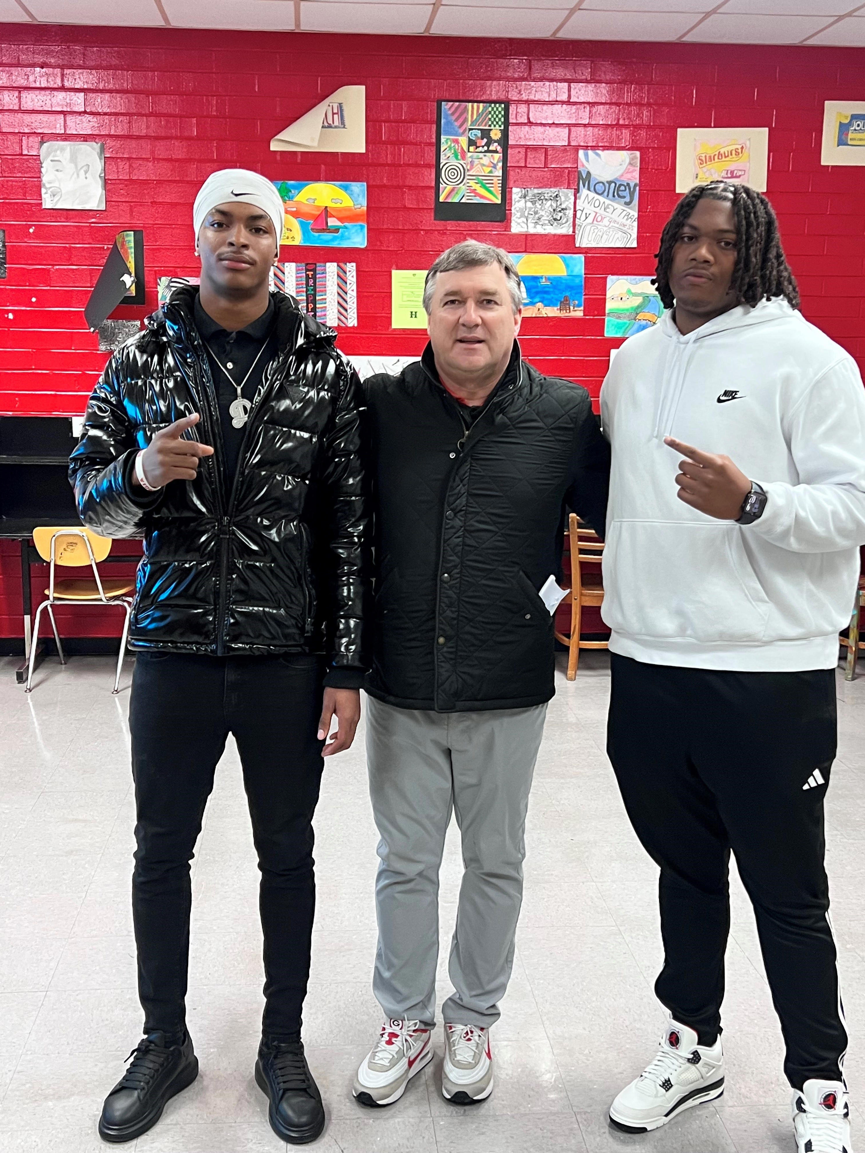 Here's why Georgia football coach Kirby Smart visited Hephzibah High