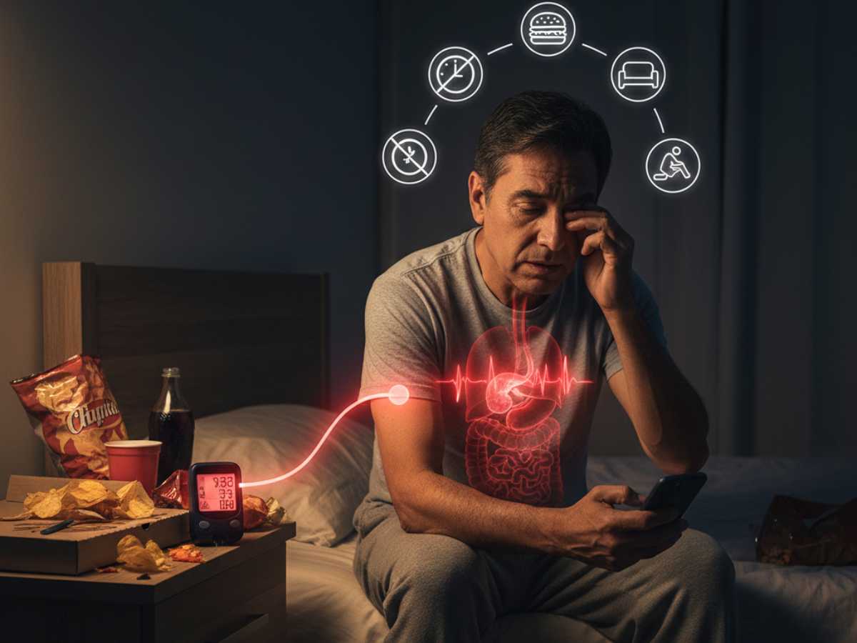 Las alteraciones del sueño y una dieta poco saludable aumentan el ...