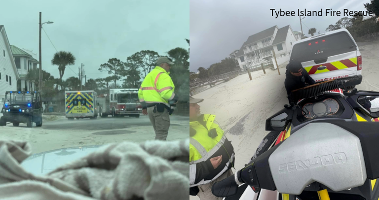 Lost kayaker rescued by Tybee Island Fire Rescue