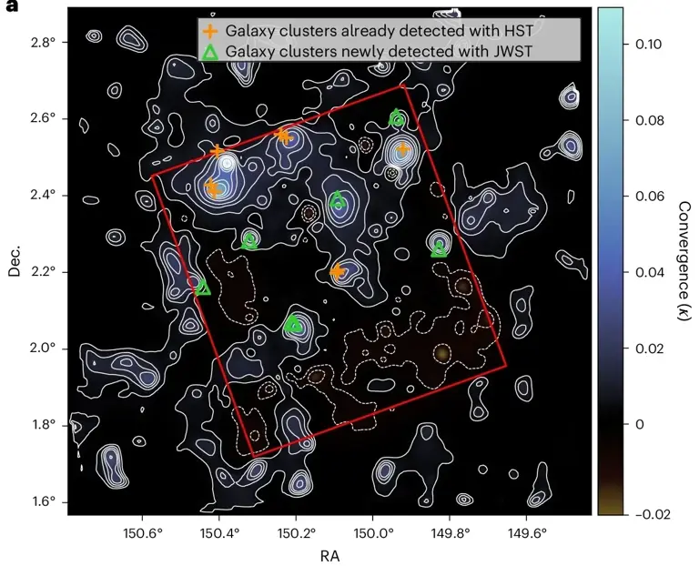 Astronomers produce the sharpest map of dark matter in the universe