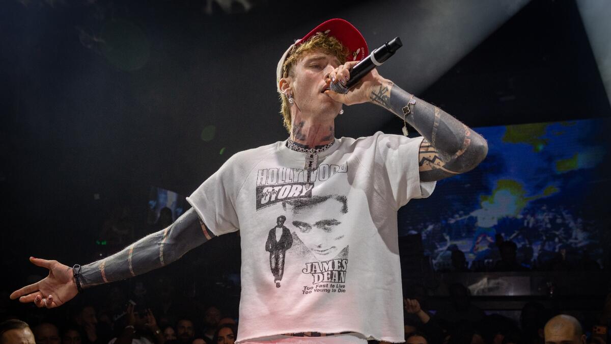MGK shares sweet rare video of two daughters in mid-tour roundup
