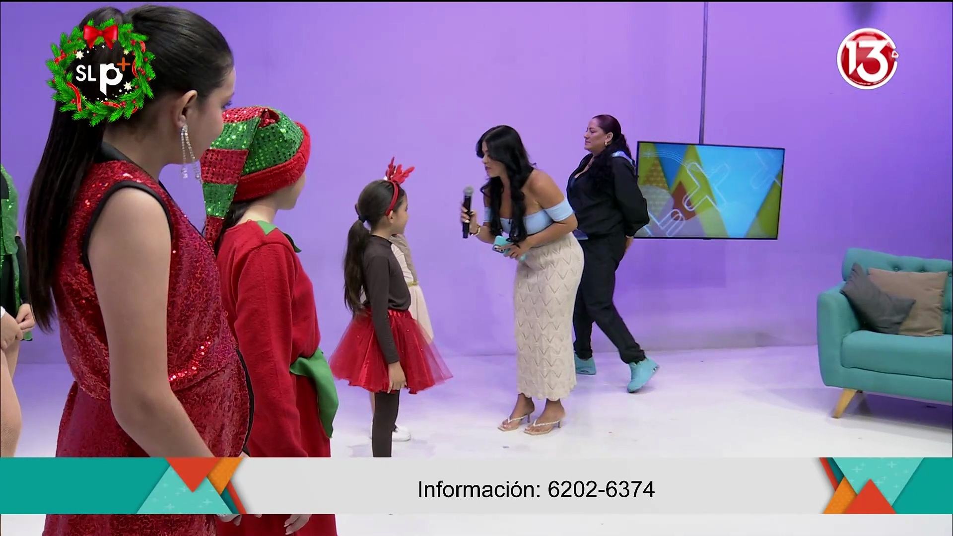 SLP viernes 12 dic entrevista estudio Fiorela, grupo niños