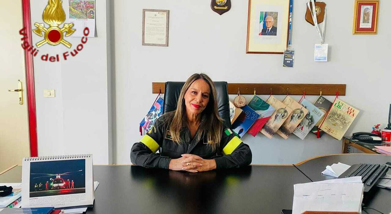 Vigili del fuoco, Alessandra Rilievi è il nuovo comandante