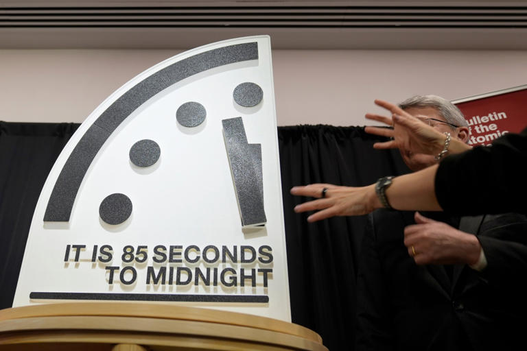 What happens when the Doomsday clock strikes midnight?