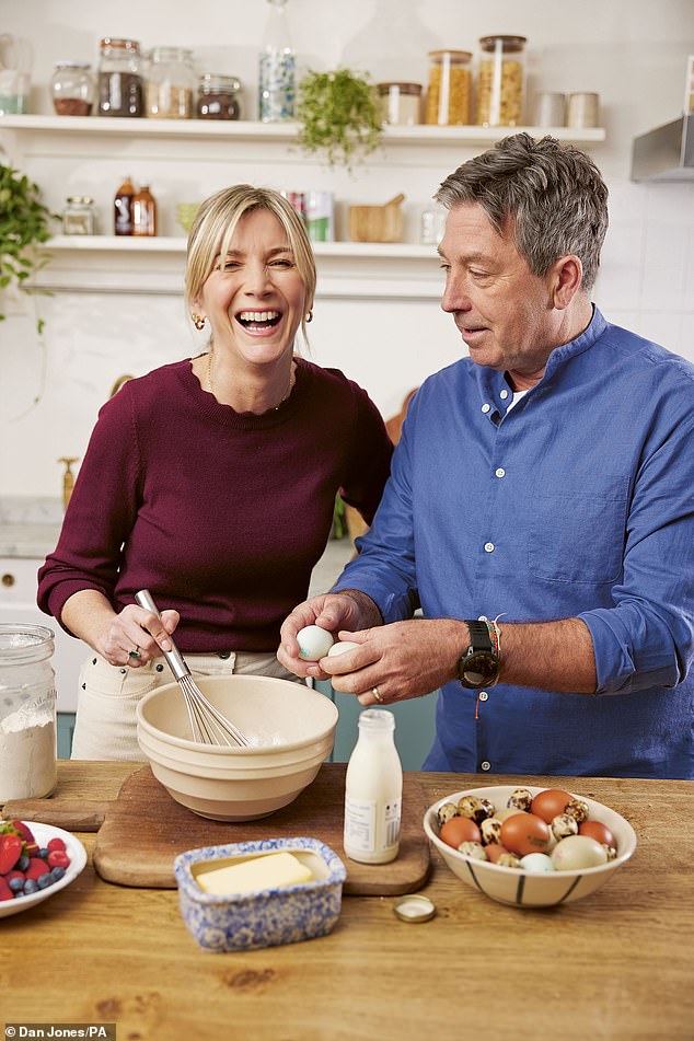 John Torode and Lisa Faulkner reveal what they eat in a day