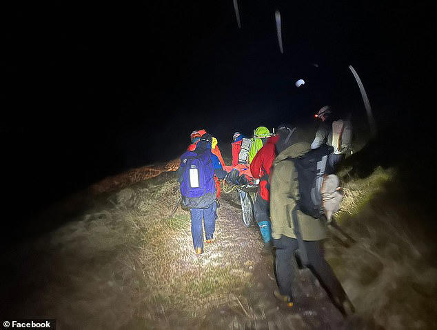 Mountain rescue team called out three times in same night as climbers ...
