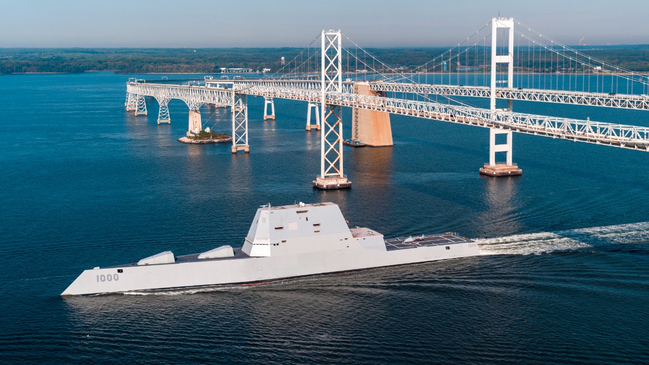 Navy’s stealth Zumwalt returns loaded with 12 hypersonic tubes
