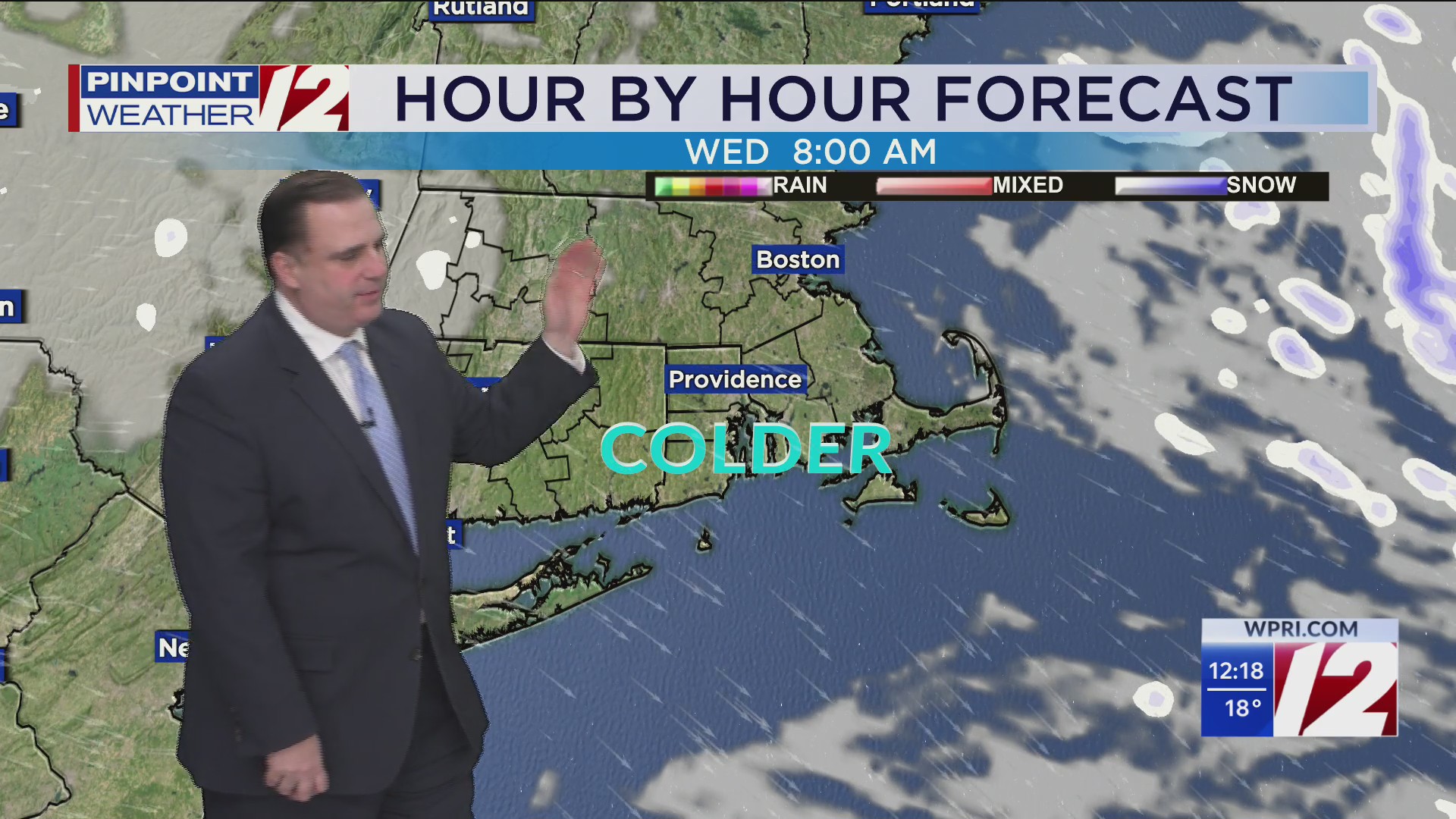 WPRI 12 weather forecast for 1/27/26: Cold and dry the rest of the week