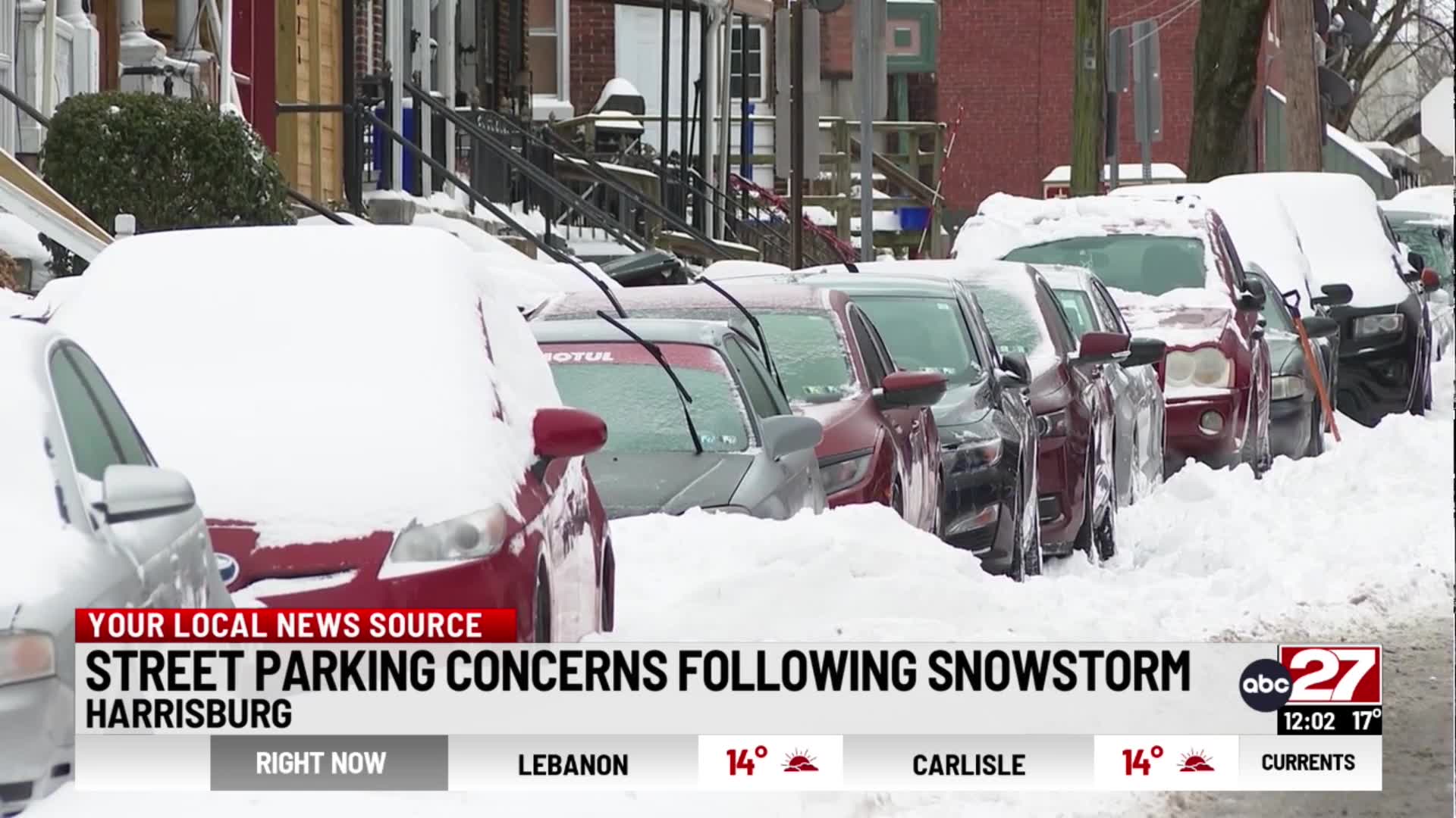Street parking concerns following snowstorm