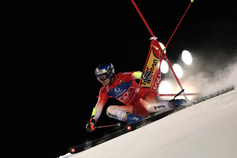 Pinheiro Braathen leads last GS before Olympics as he chases Brazil's ...