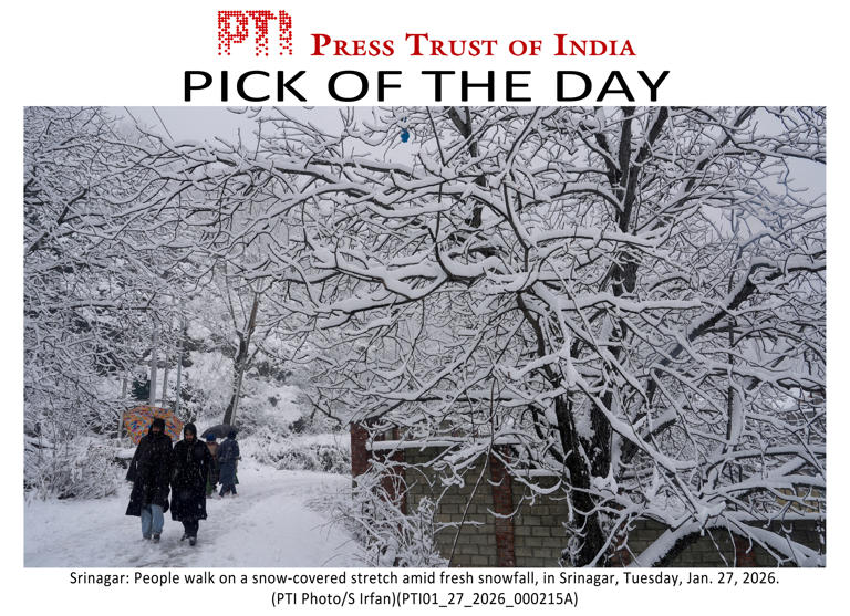 J-K: Road closure, flight disruption blot snowbound valley landscape ...