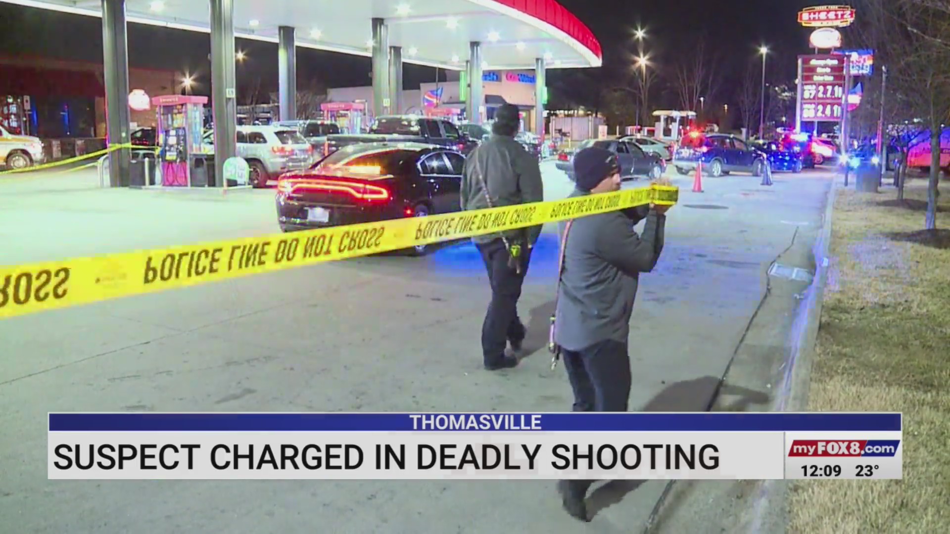 Suspect charged in deadly shooting at Thomasville Sheetz