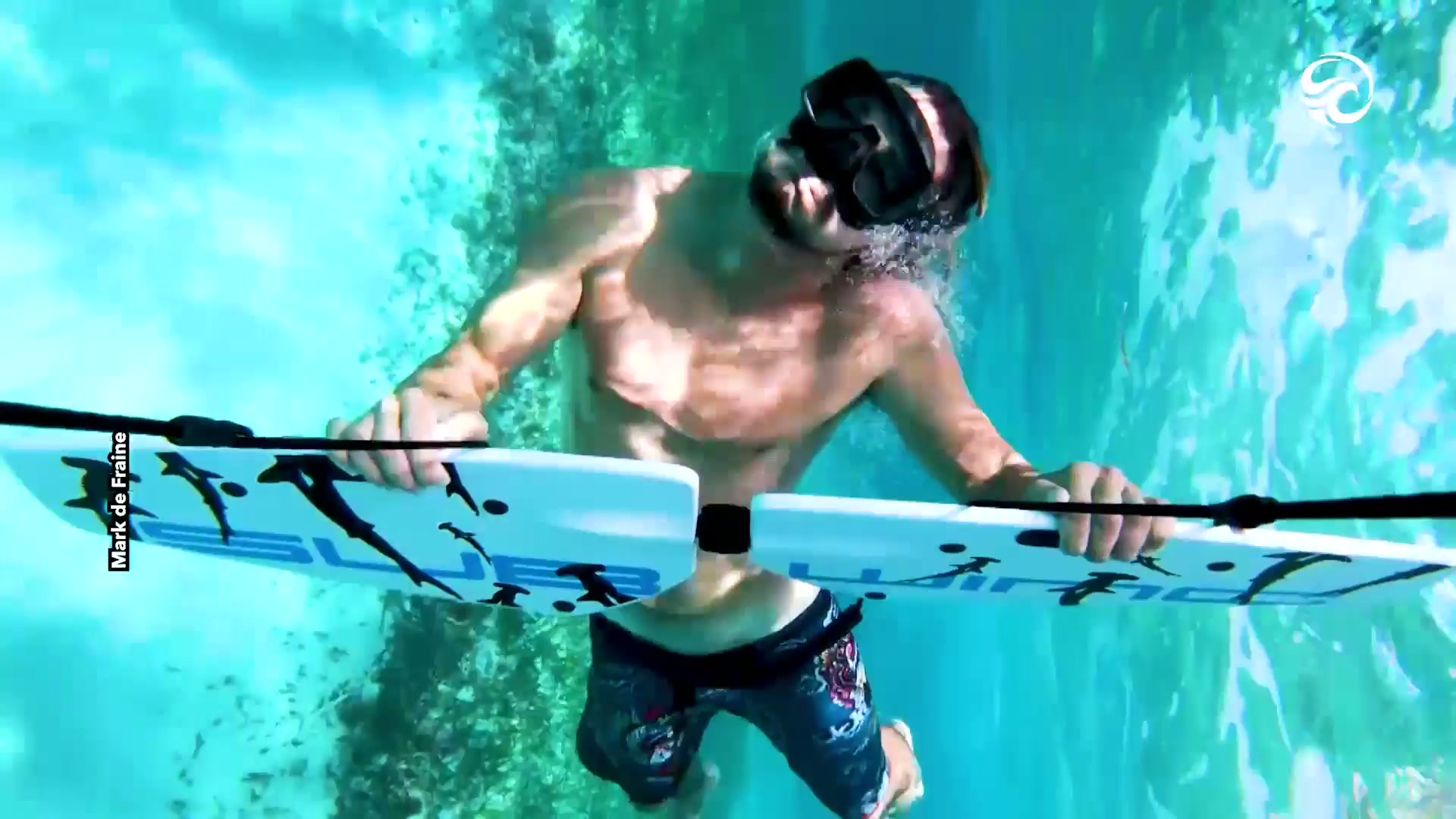 The best way to keep up with a dolphin underwater