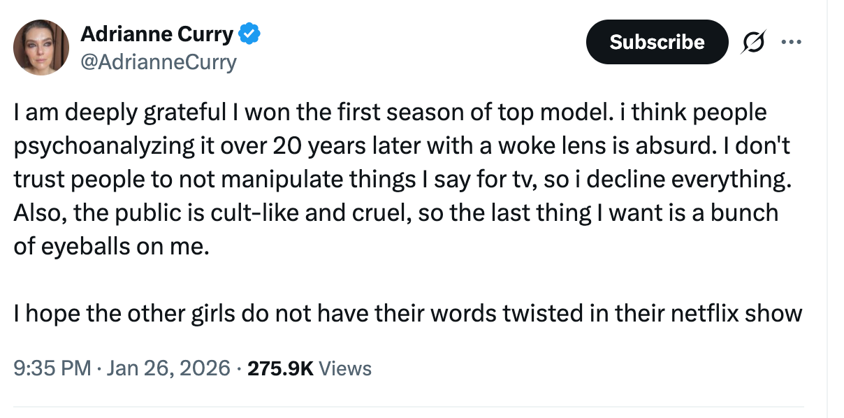ANTM winner says she refused Netflix documentary appearance