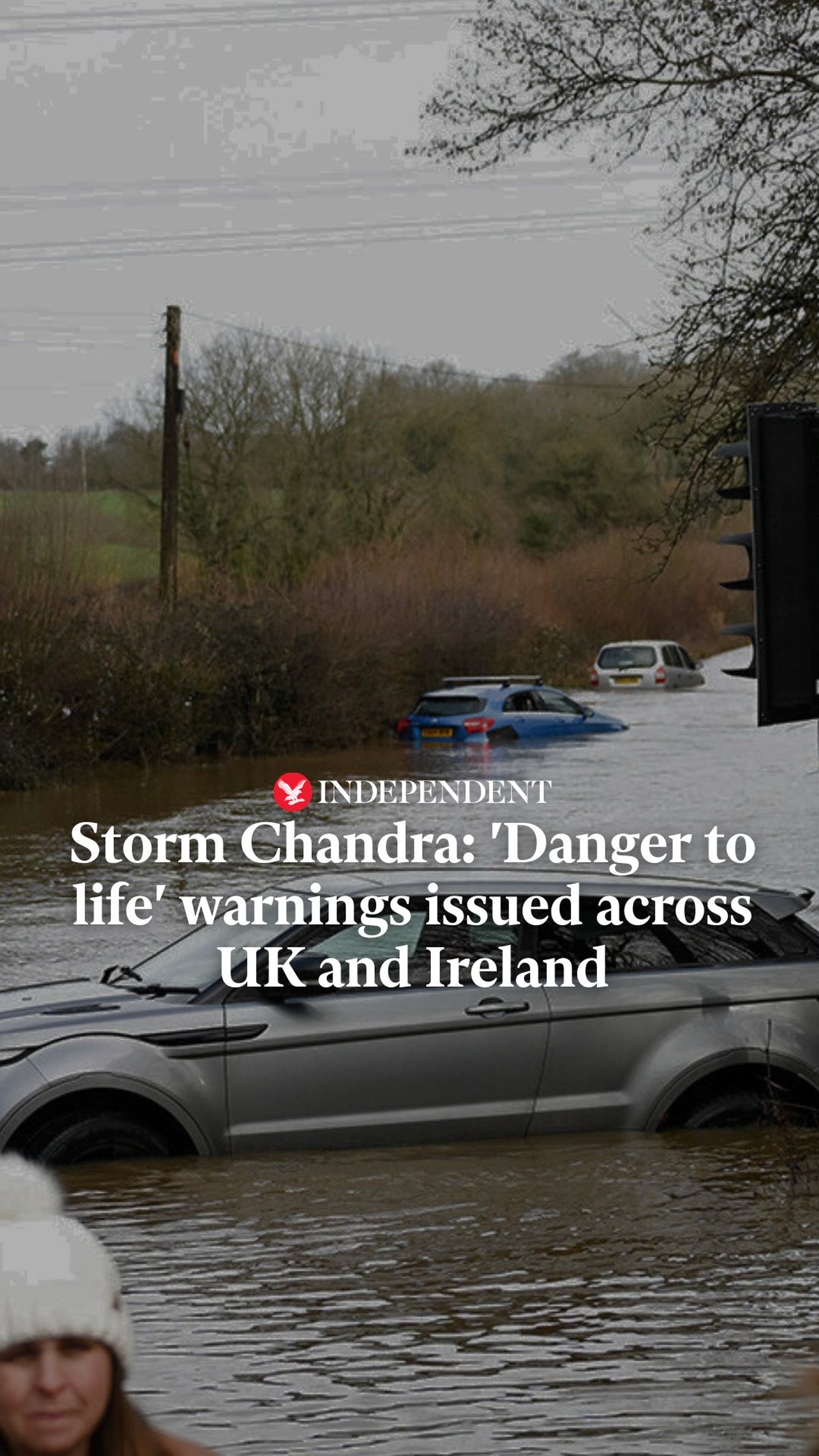 Storm Chandra: 'Danger to life' warnings issued across UK and Ireland