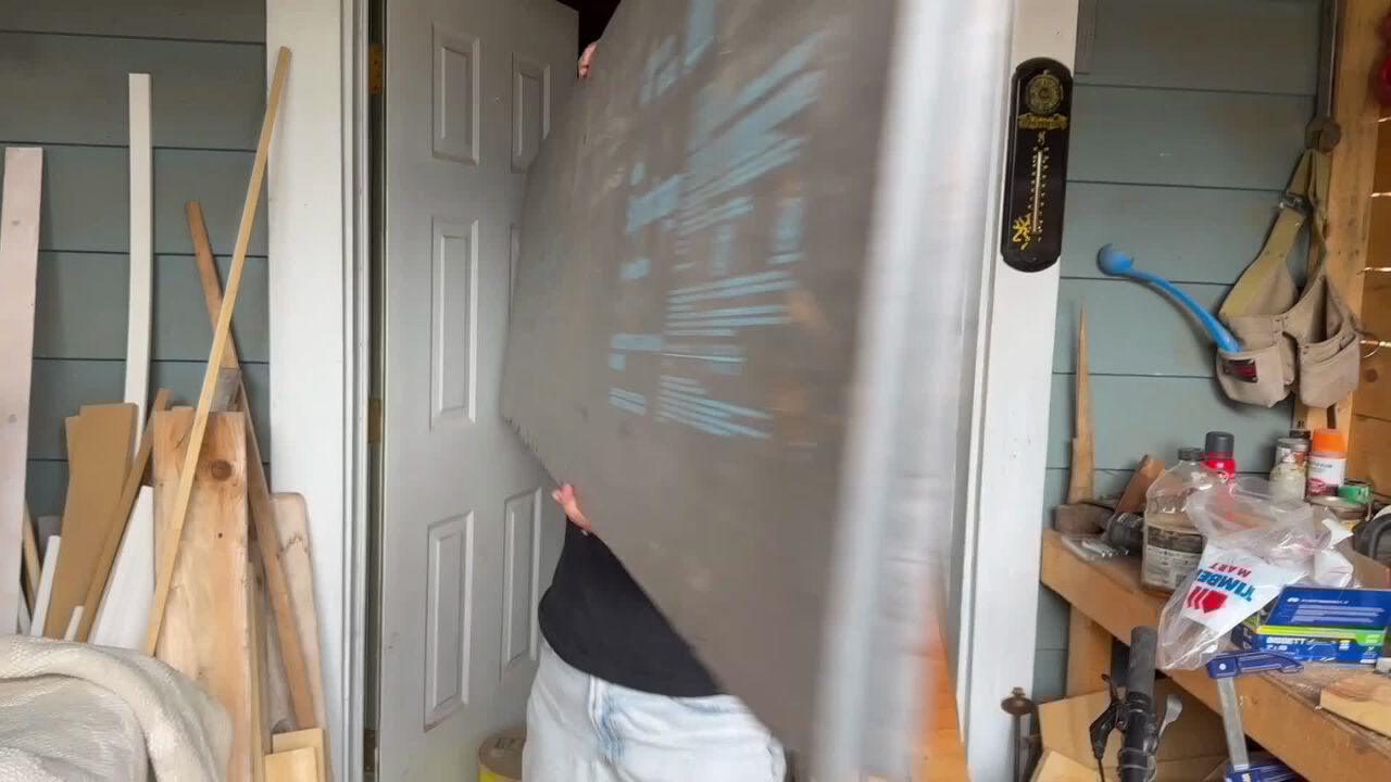 She buys a giant Dollar Store poster board for this genius holiday idea!