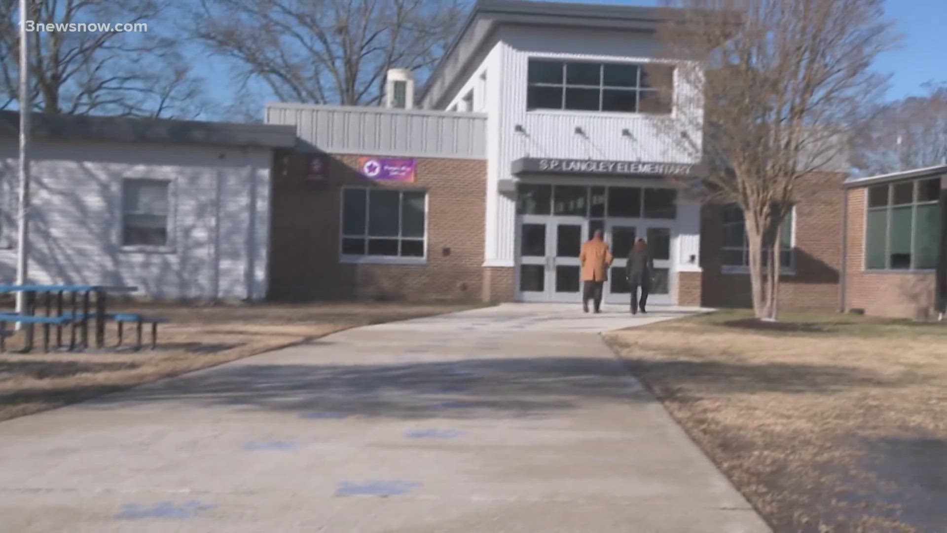Hampton leaders tour major school facility upgrades