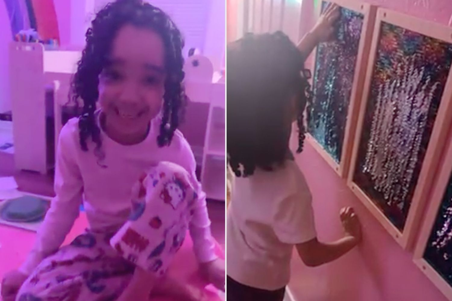 Mom surprises her daughter with autism with a dream sensory room. Her ...