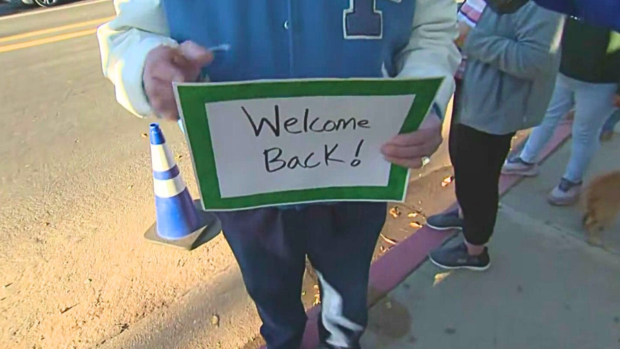 ‘Ready to start again’: Palisades High reopens after devastating wildfire